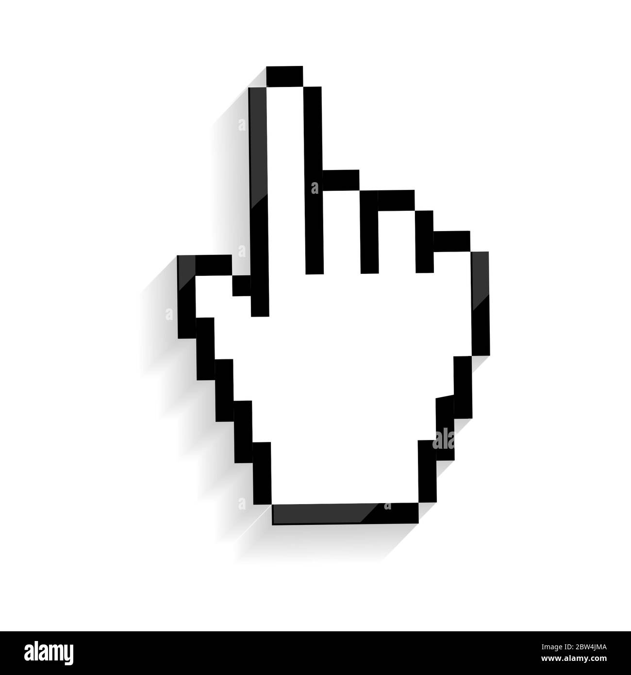 Hand cursor icon. Vector illustration Stock Vector Image & Art - Alamy