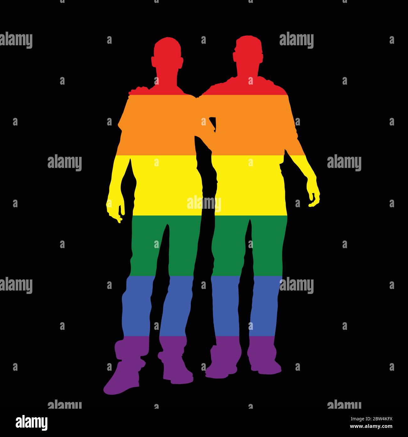 Lgbt Figure Art Illustration Stock Vector Image And Art Alamy