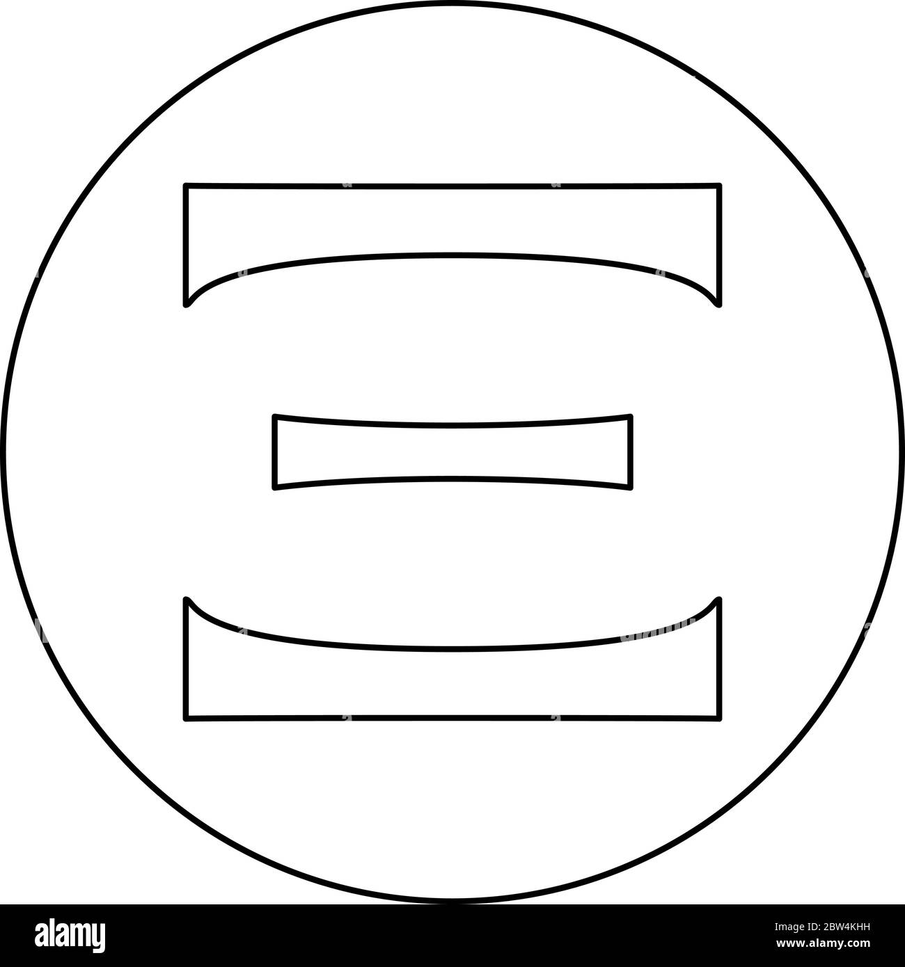 Ksi greek symbol capital letter uppercase font icon in circle round ...