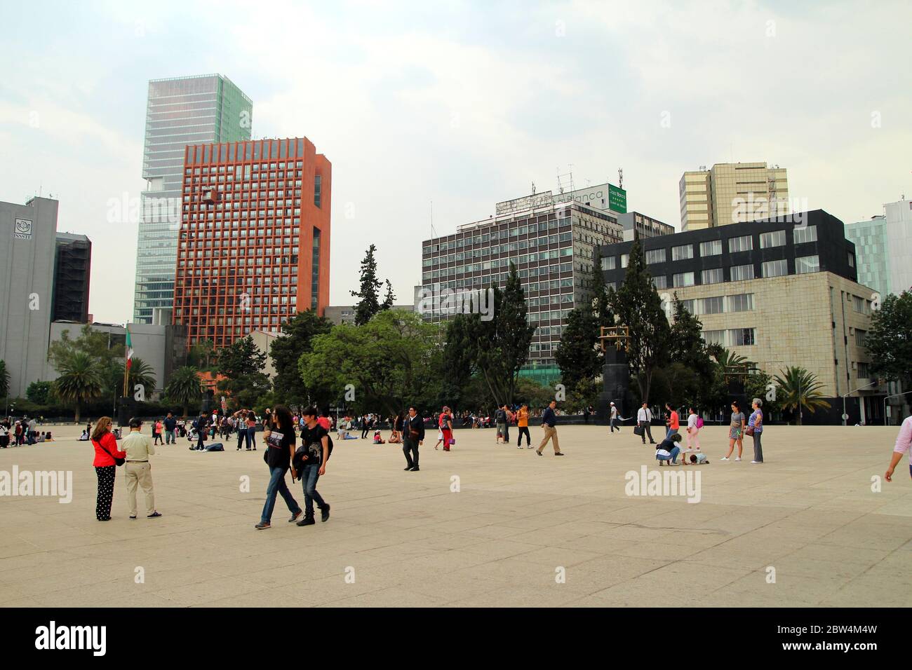 Plaza de la Republica, Mexico city. Republic Square, CDMX Stock Photo ...