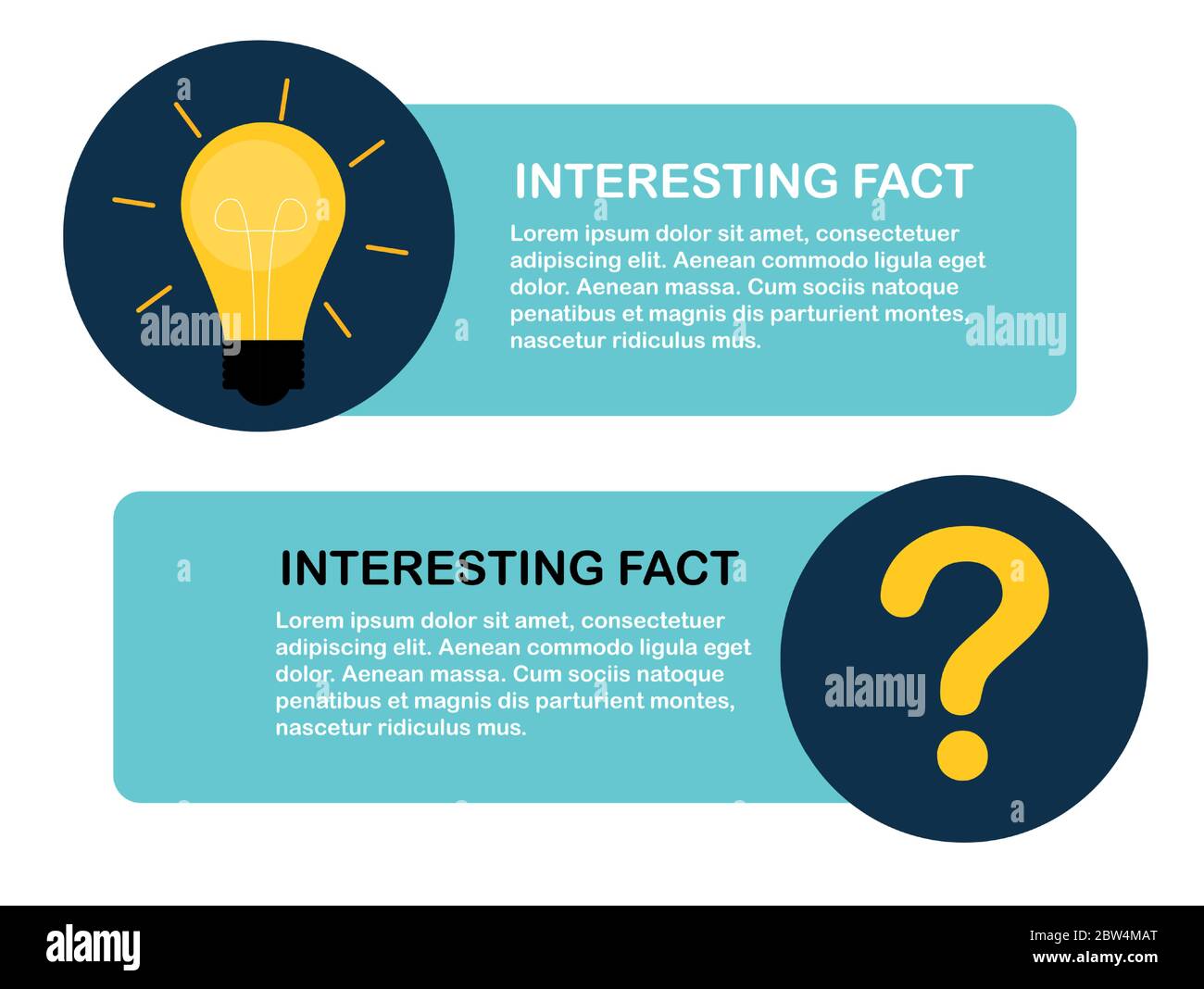 Did you know interesting fact label sticker. Vector Illustration Stock ...