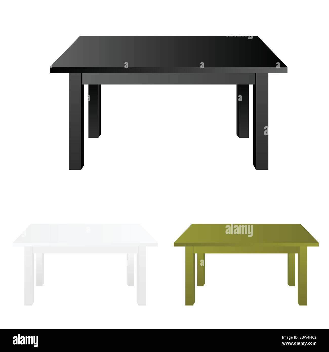 table set illustration in colorful Stock Vector Image & Art - Alamy