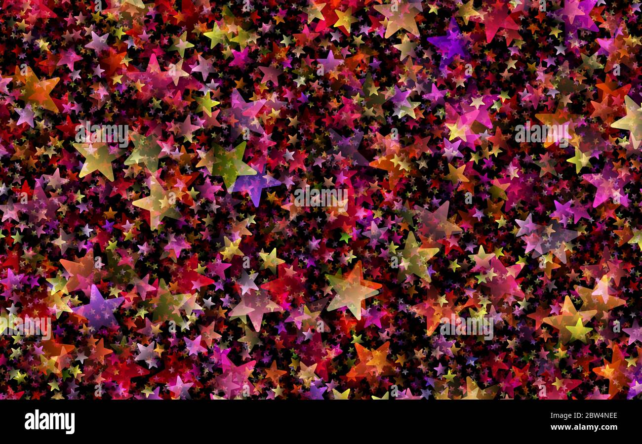colored decorative stars background Stock Photo - Alamy
