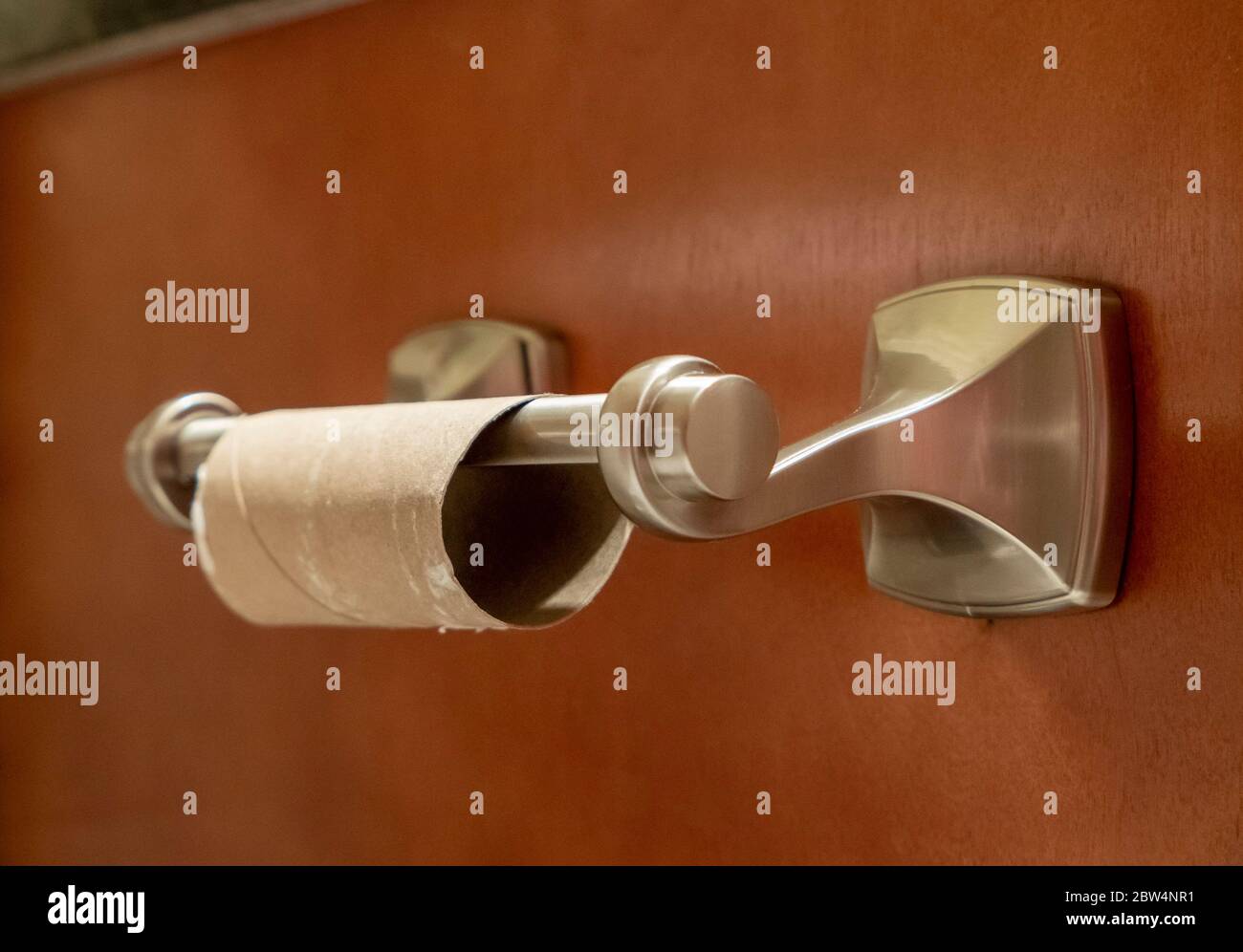 Depleted toilet roll in 2020 Stock Photo - Alamy