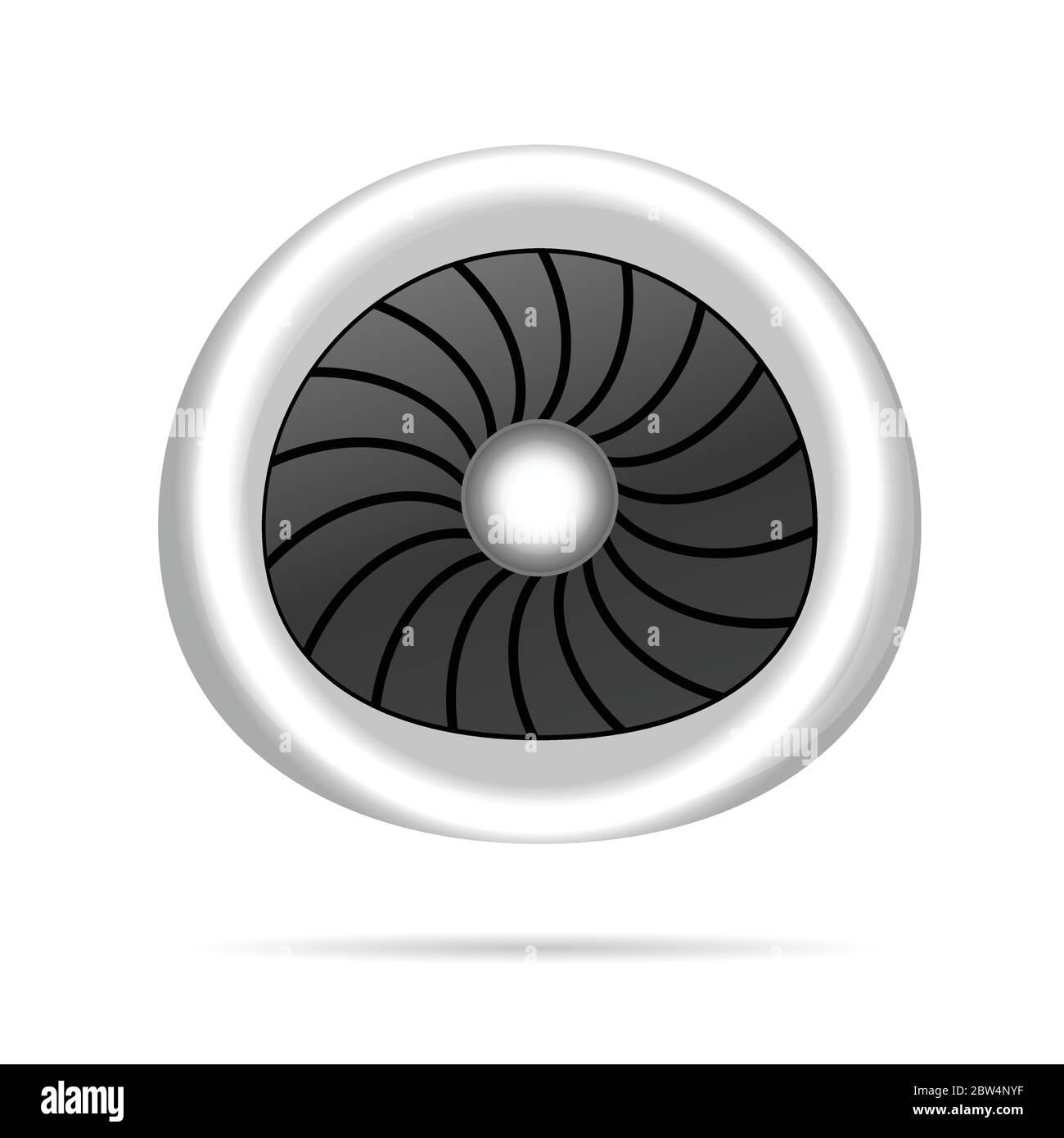 airplane engine design illustration on white Stock Vector Image & Art ...