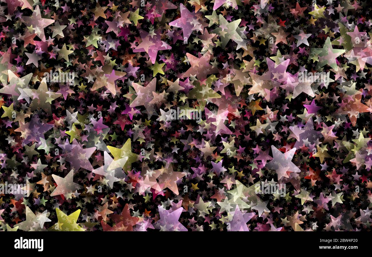 colored decorative stars background Stock Photo - Alamy