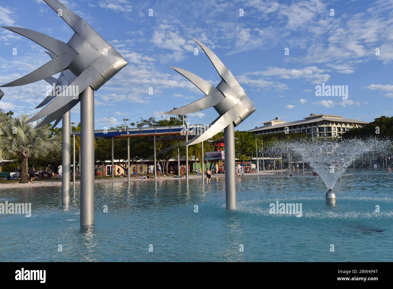 Esplanade Lagoon Pool, Cairns , Australia Stock Photo - Alamy