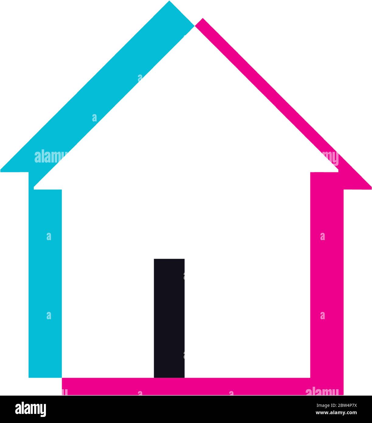 Tik tok house Stock Vector Images - Alamy