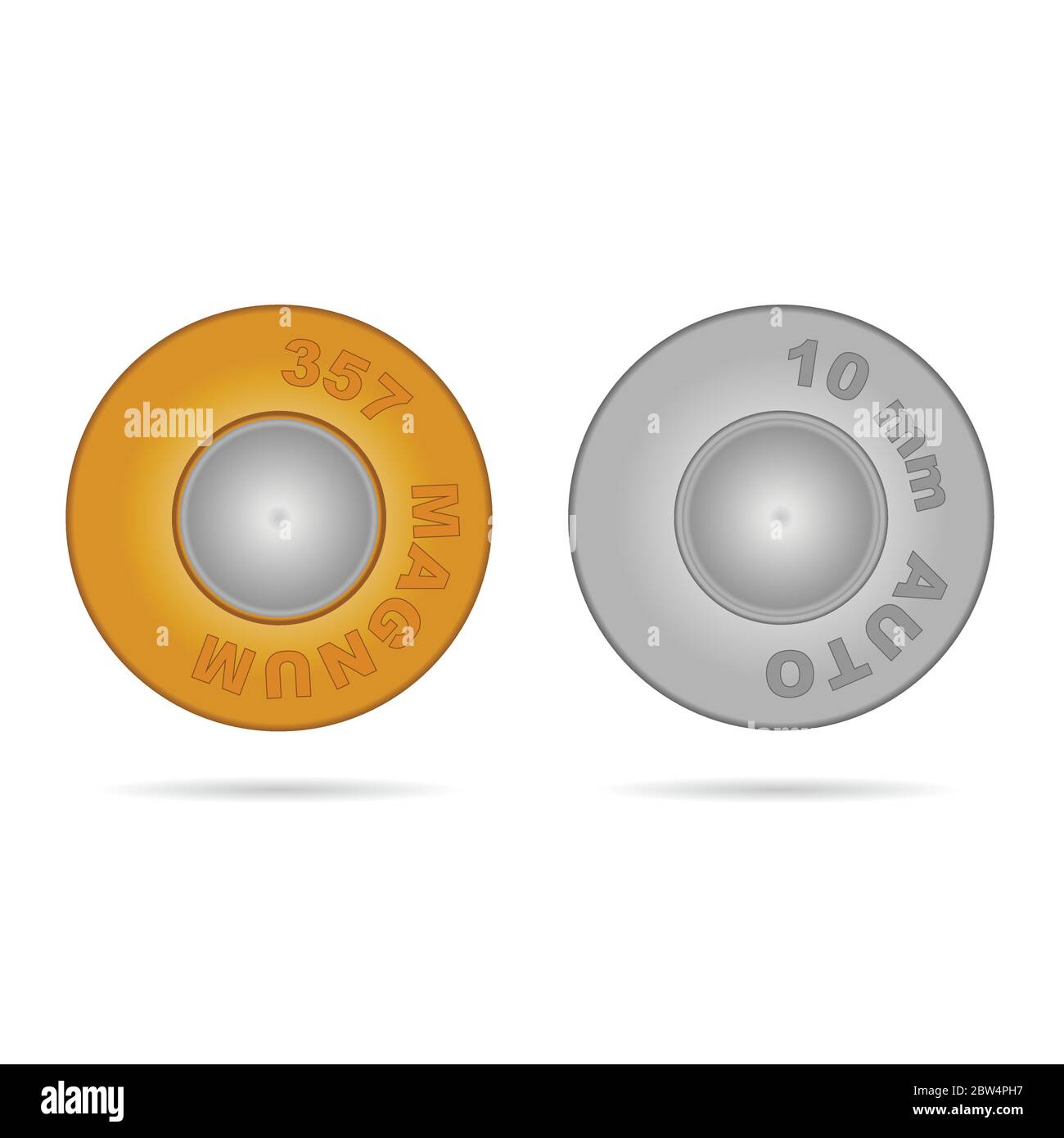 Gold and silver bullet Stock Vector Images - Alamy