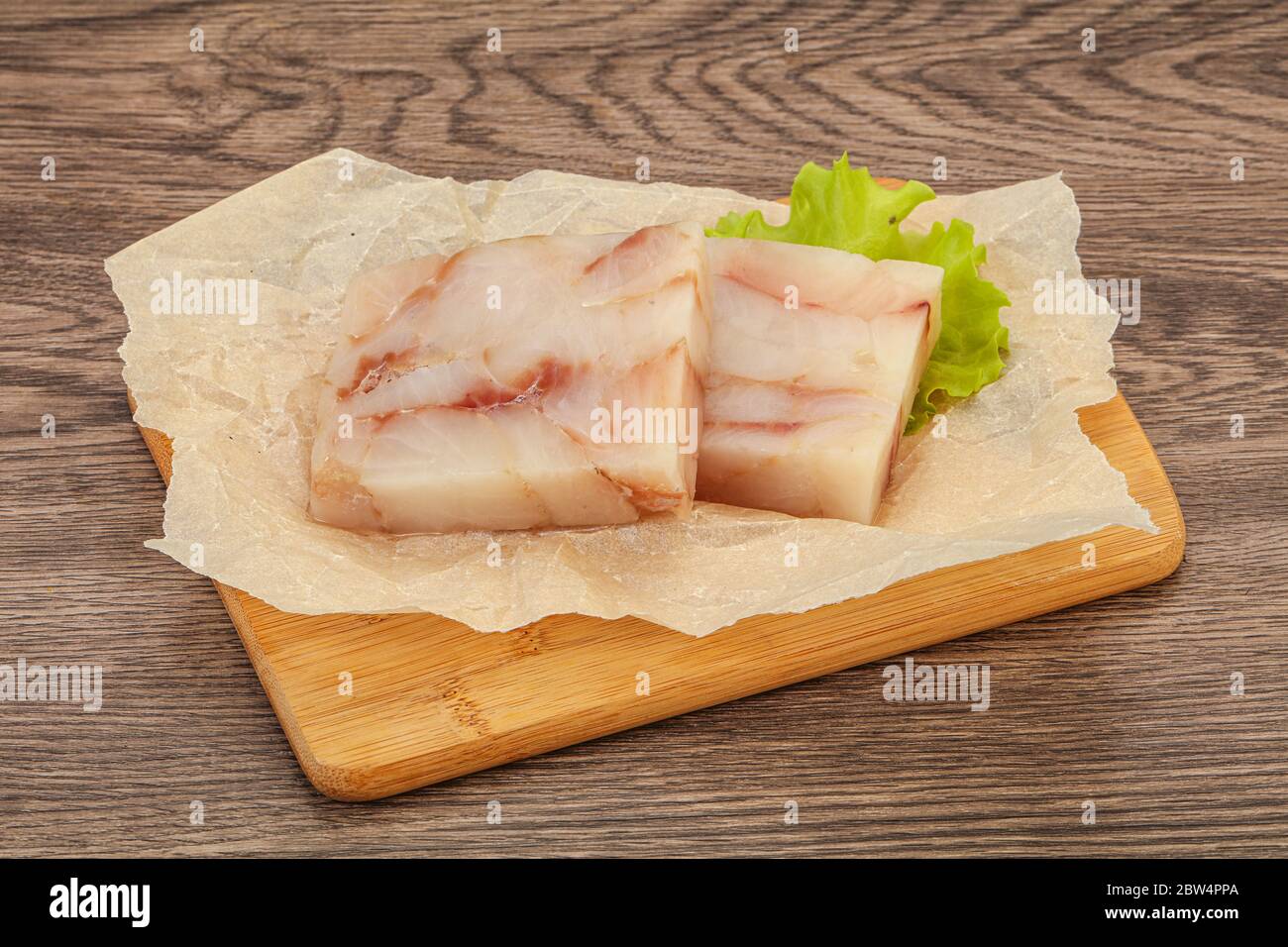 Raw dietary pollock fish fillet for cooking Stock Photo - Alamy