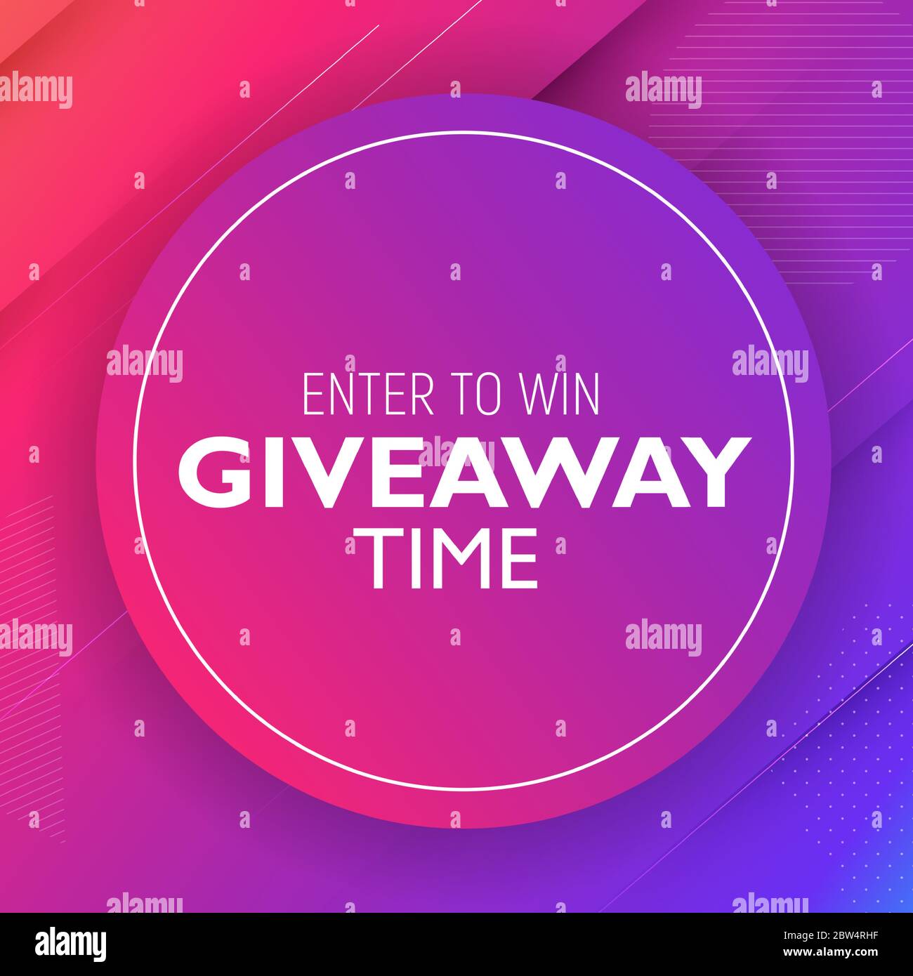 Enter to win. Giveaway time. Vector Illustration Stock Vector Image ...
