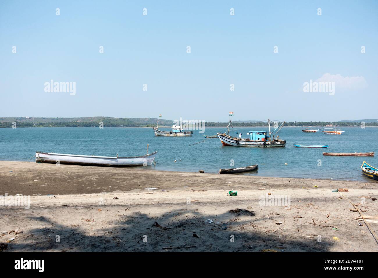 Chapora jetty hi-res stock photography and images - Alamy