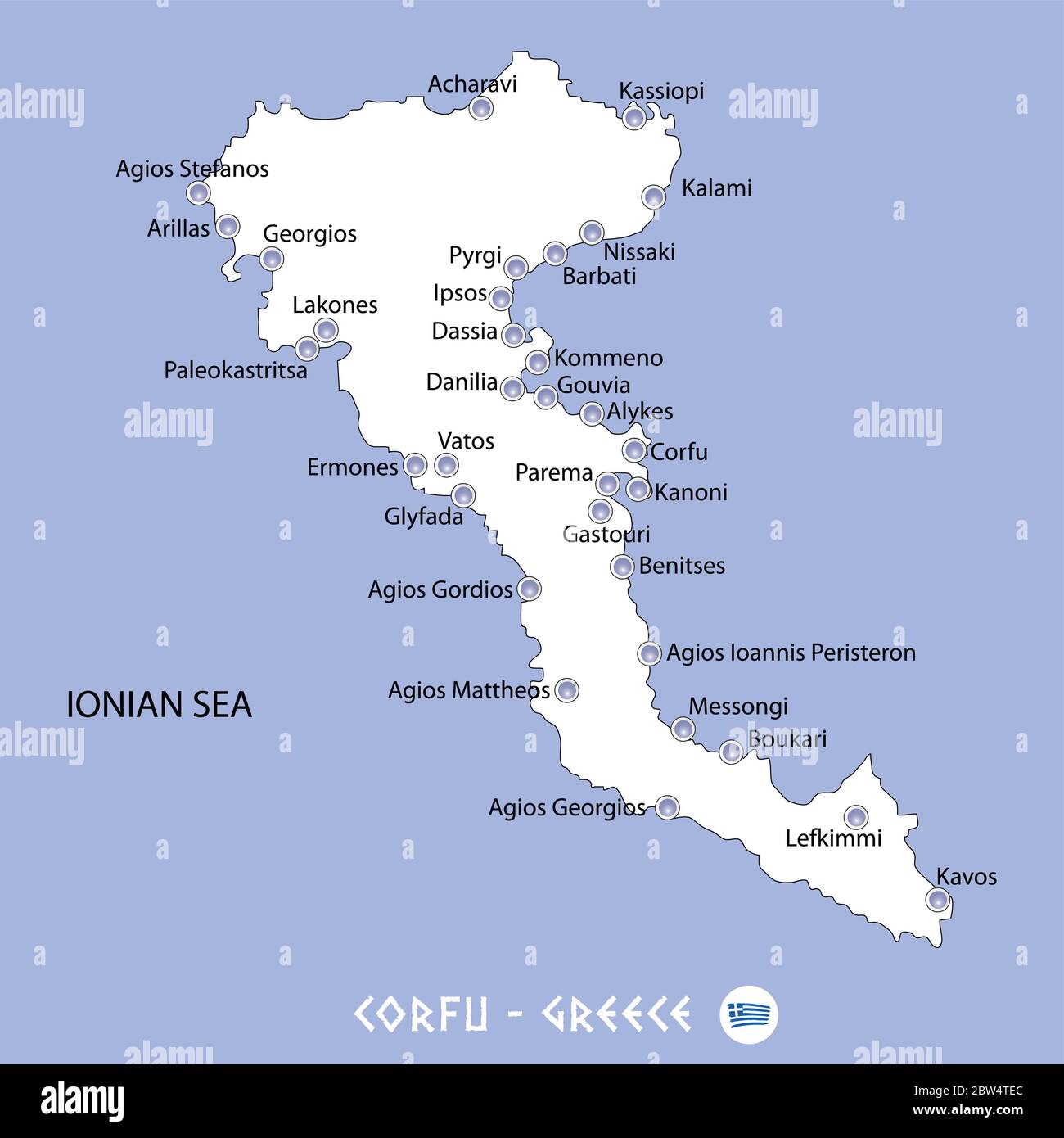 Oil corfu Stock Vector Images - Alamy