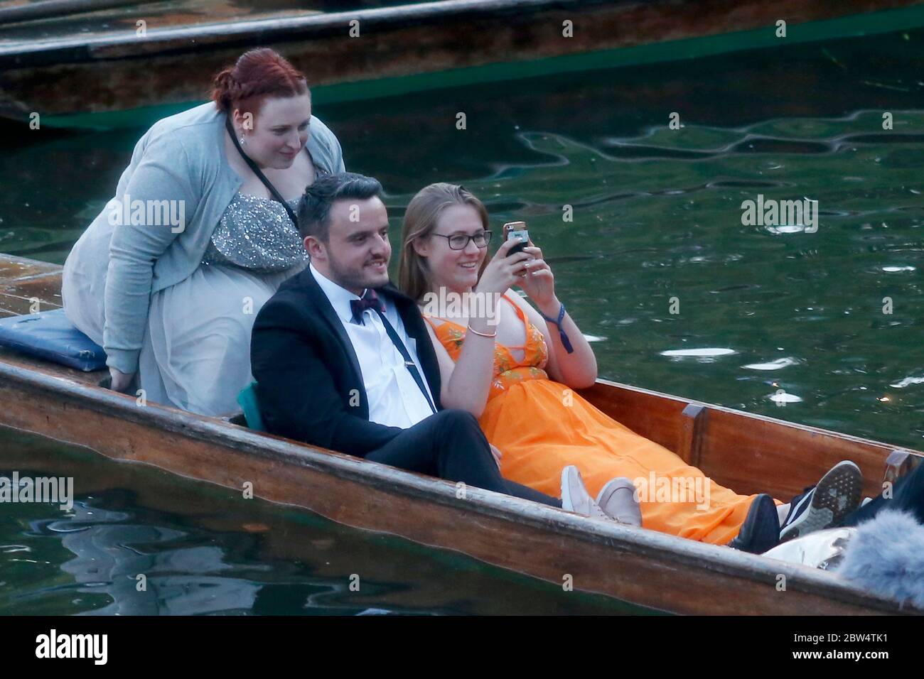 Drunk students at the 2019 Cambridge University May Ball Stock Photo ...