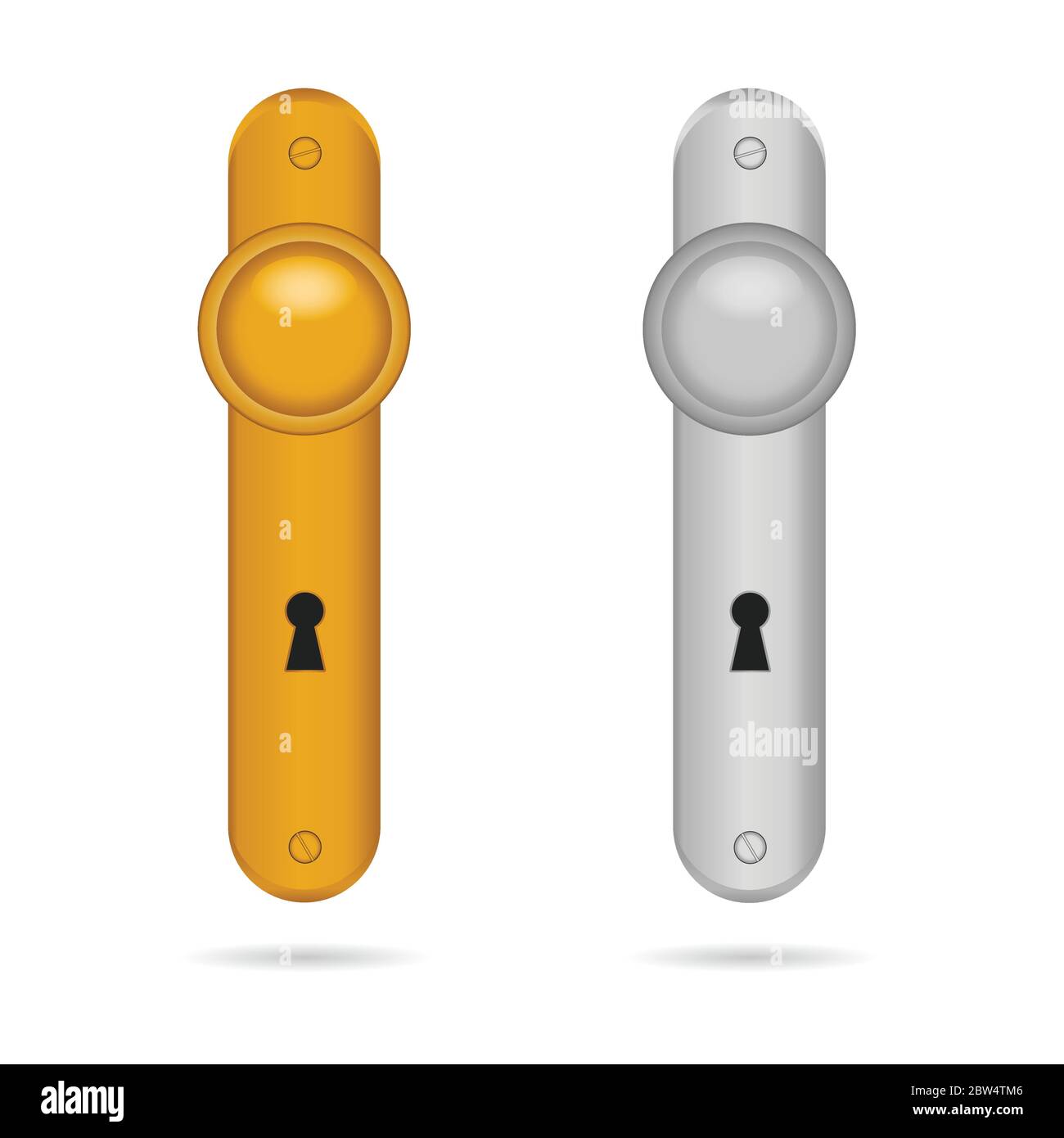 Silver doorway Stock Vector Images - Alamy