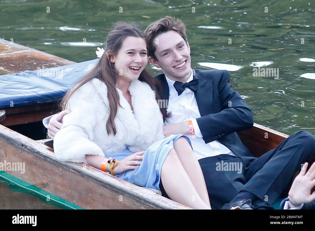 Drunk students at the 2019 Cambridge University May Ball Stock Photo ...