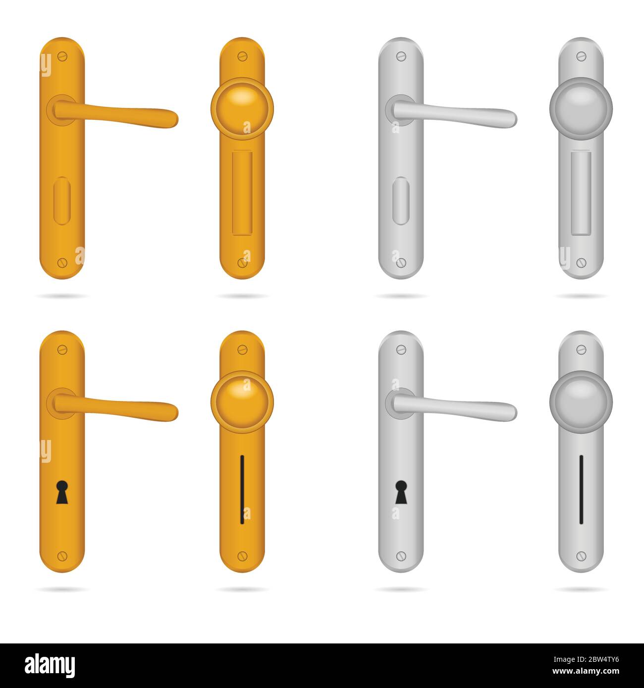 Keyhole door Stock Vector Images - Alamy