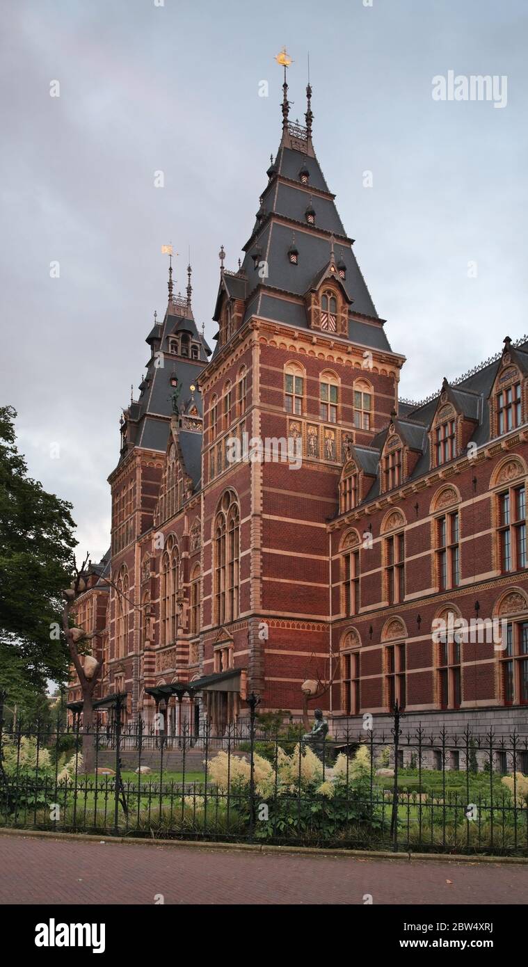 Rijksmuseum - Dutch national museum in Amsterdam. Netherlands Stock ...