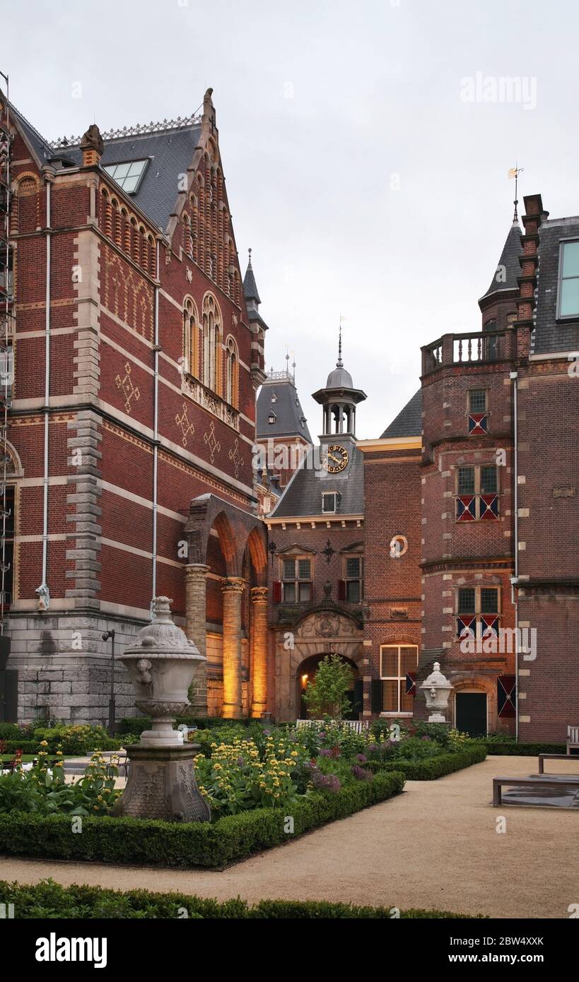 Rijksmuseum - Dutch national museum in Amsterdam. Netherlands Stock ...