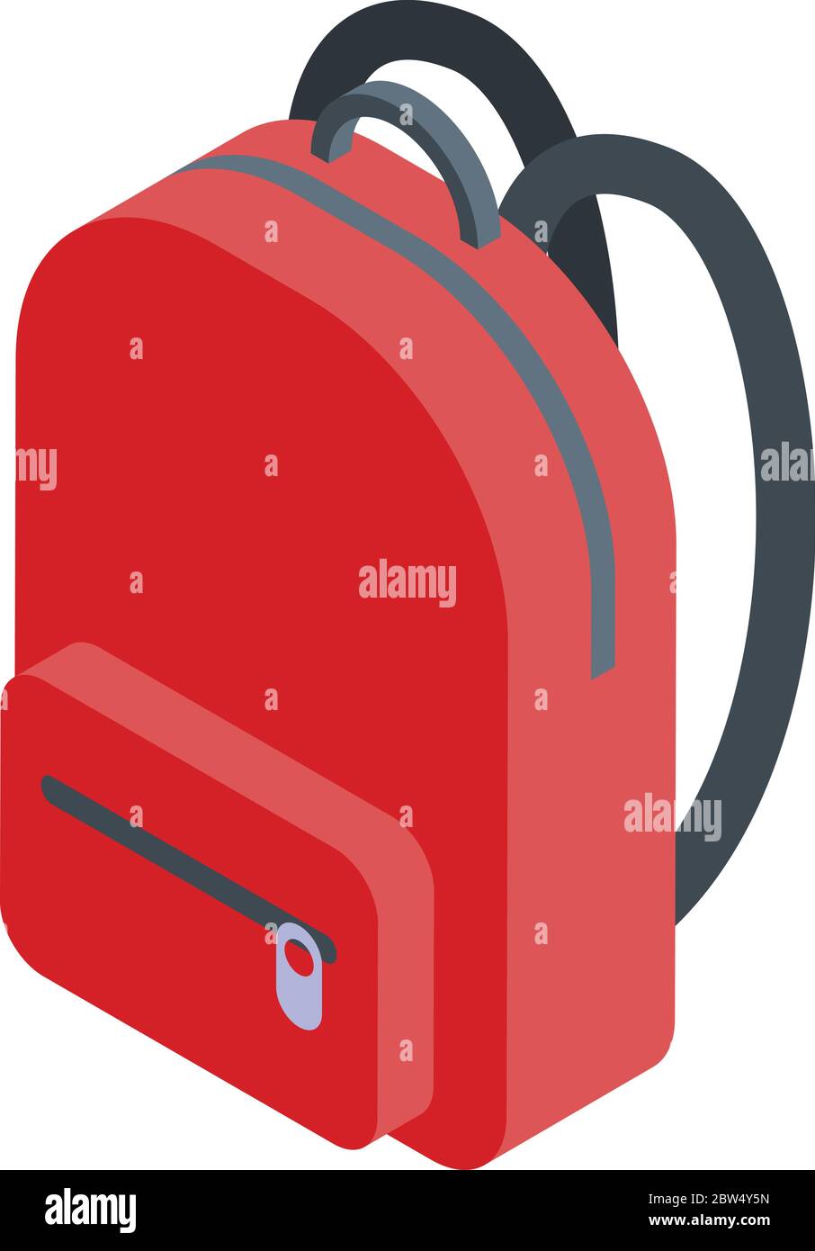 Tourist red backpack icon, isometric style Stock Vector Image & Art - Alamy