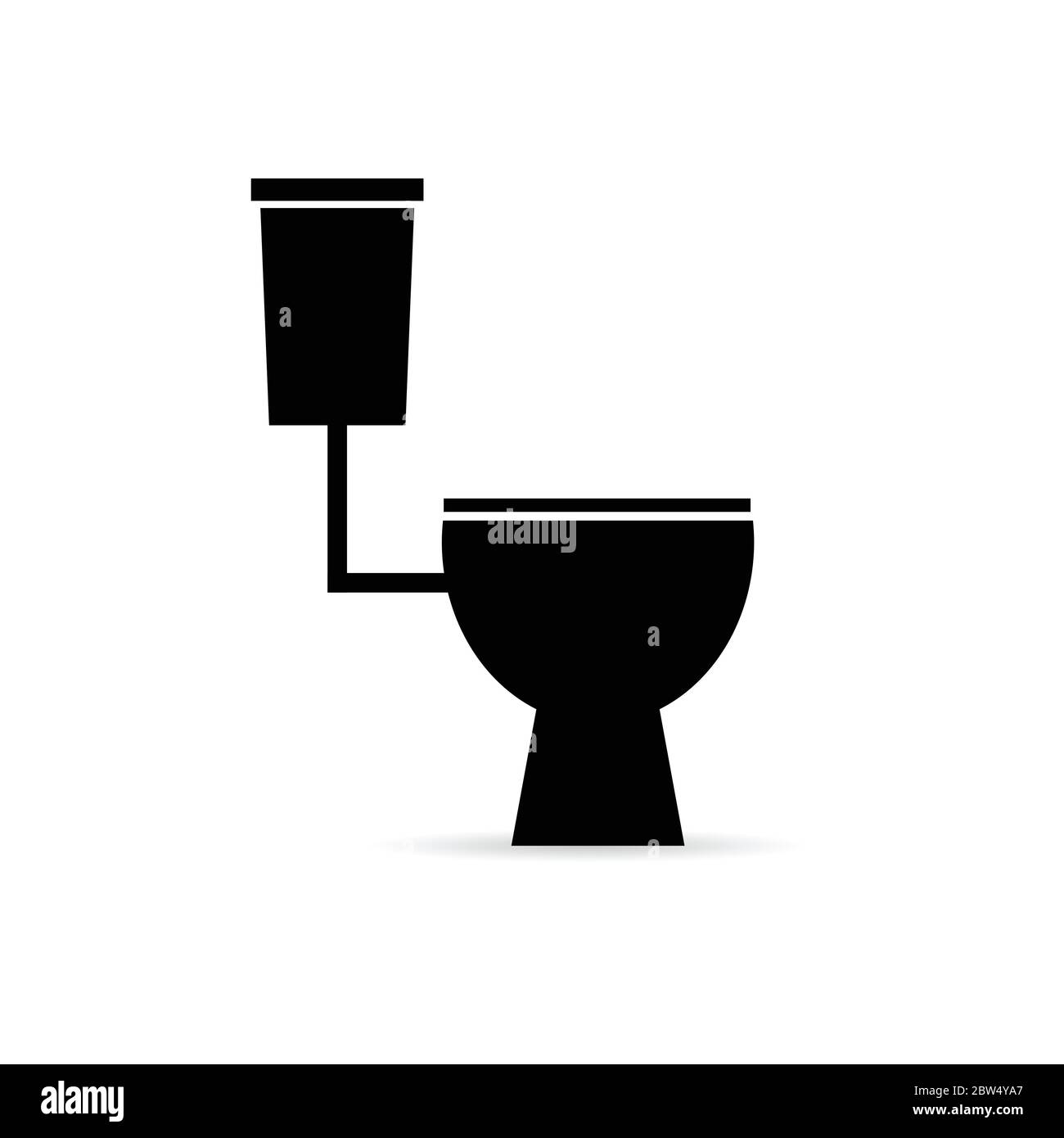 wc toilet icon illustration in black color Stock Vector Image & Art - Alamy