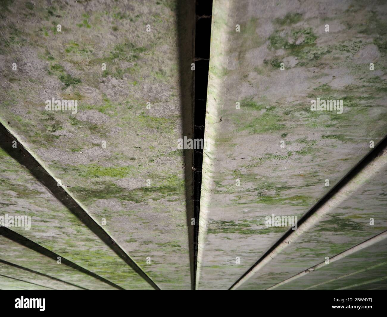 Underside of a concrete bridge, Milton Keynes, UK Stock Photo - Alamy