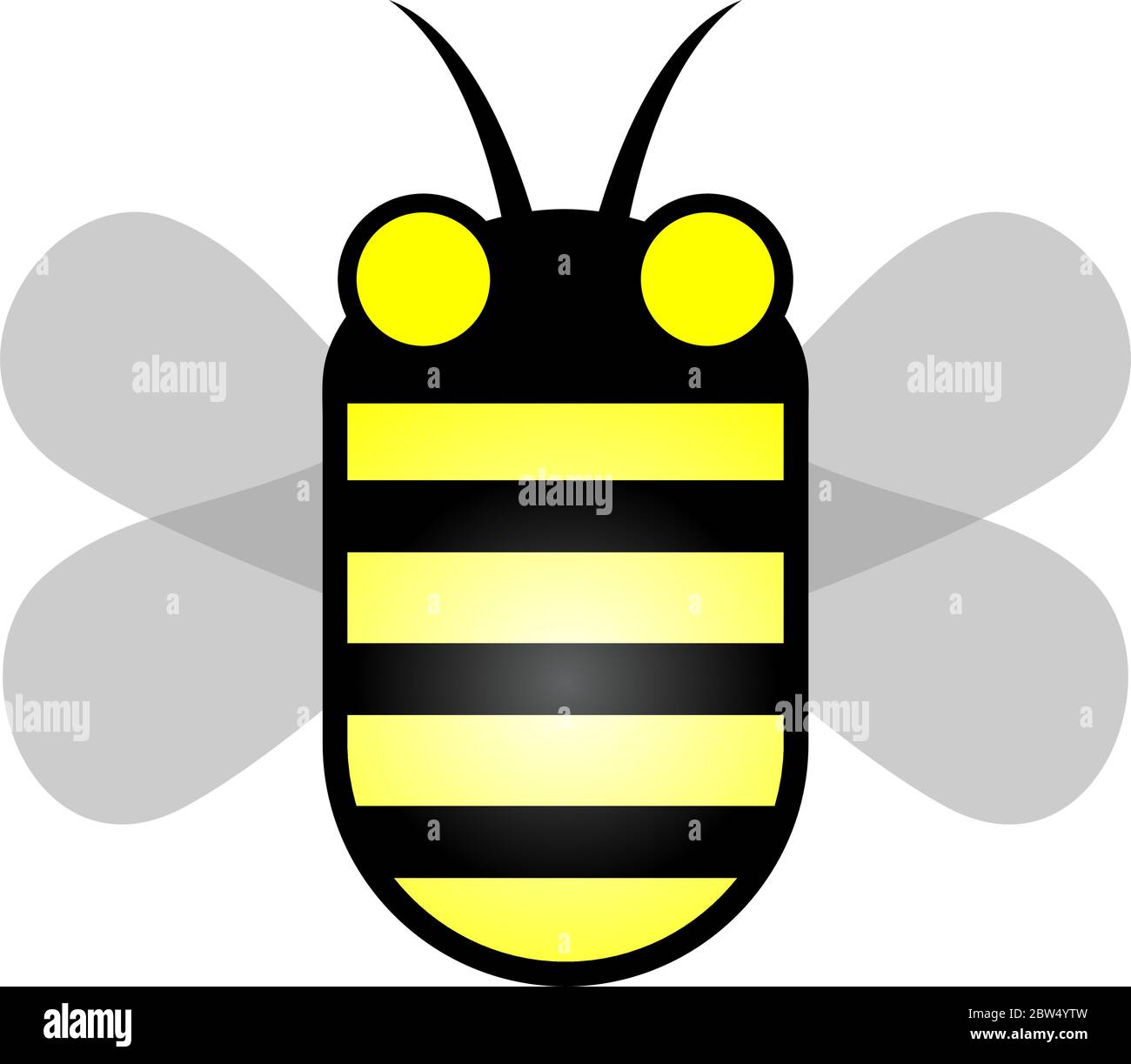 Flying honey bee Stock Vector Images - Alamy