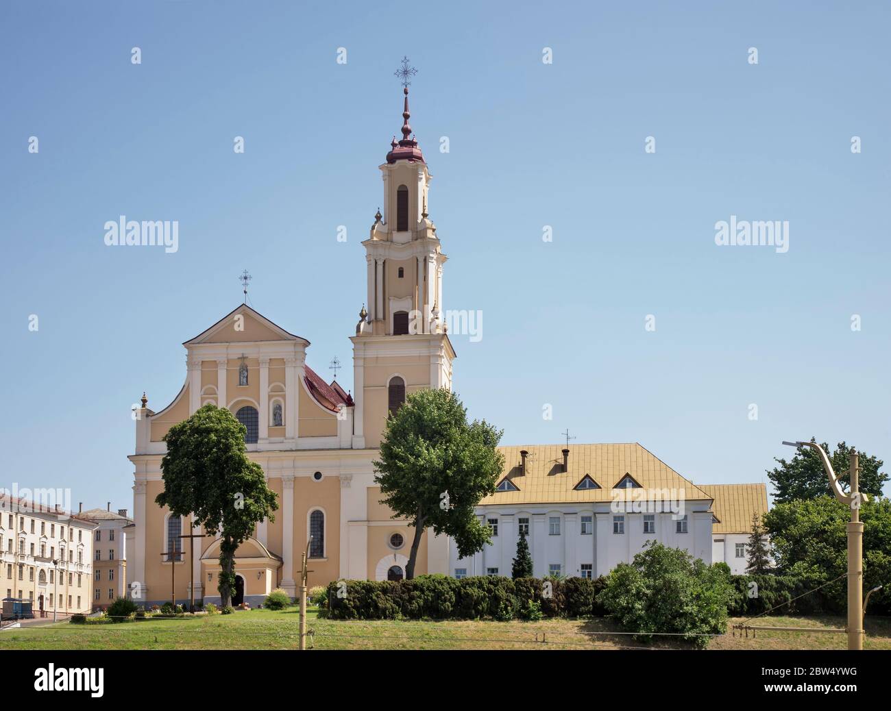 Church of Finding of Holy Cross and Bernardine monastery in Grodno ...