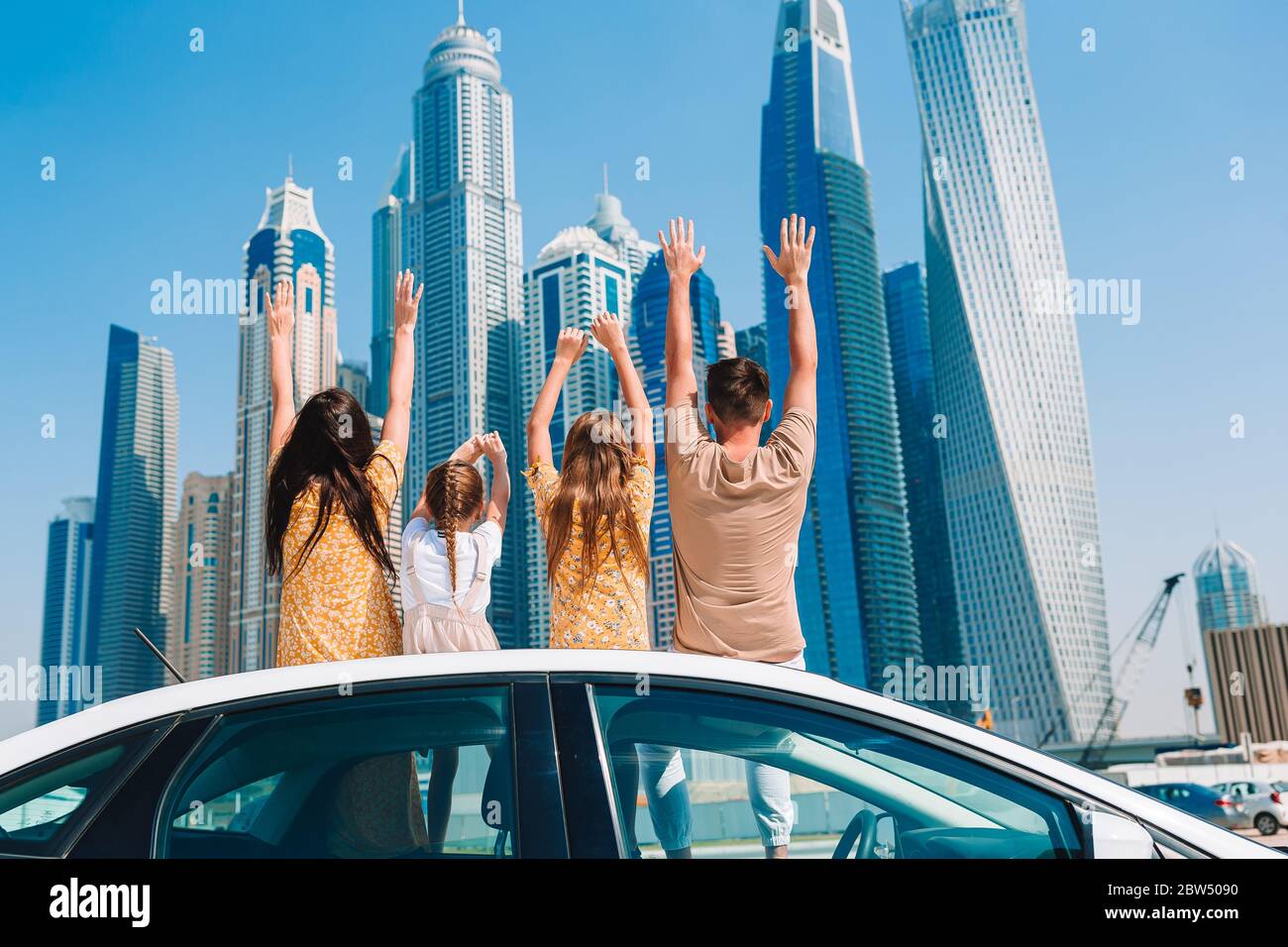 Summer car trip and young family on vacation Stock Photo - Alamy