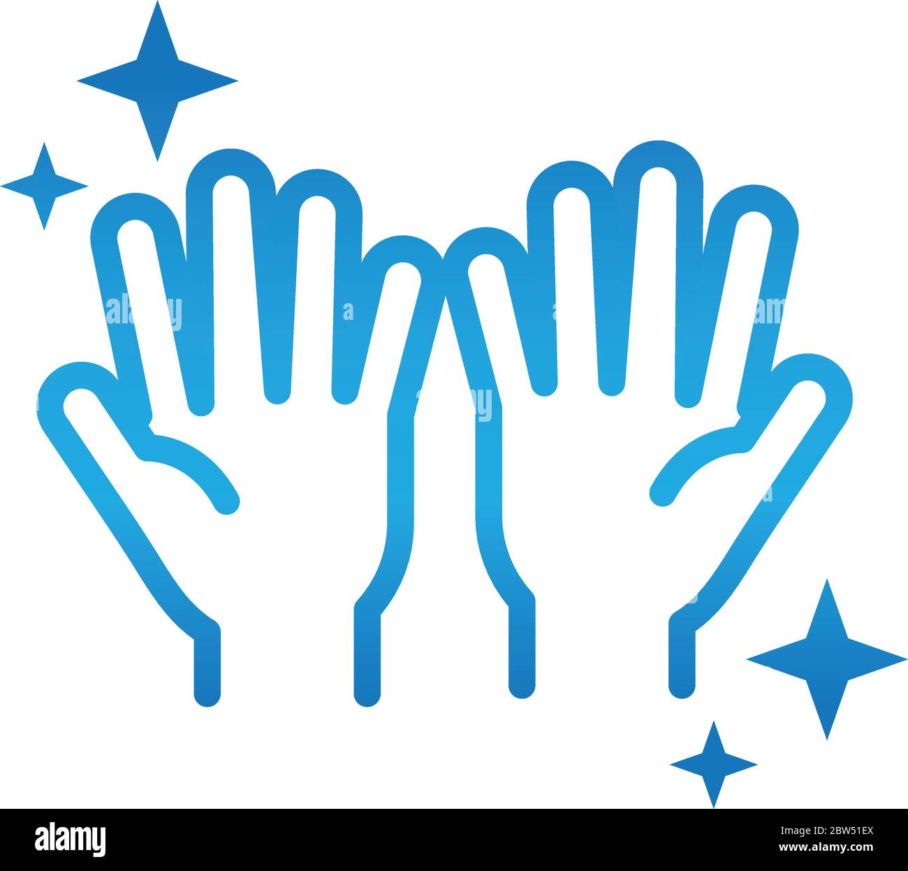personal hand hygiene, hands palms, disease prevention and health care ...