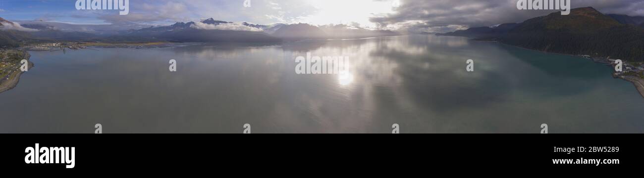 An aerial view of resurrection bay hi-res stock photography and images ...