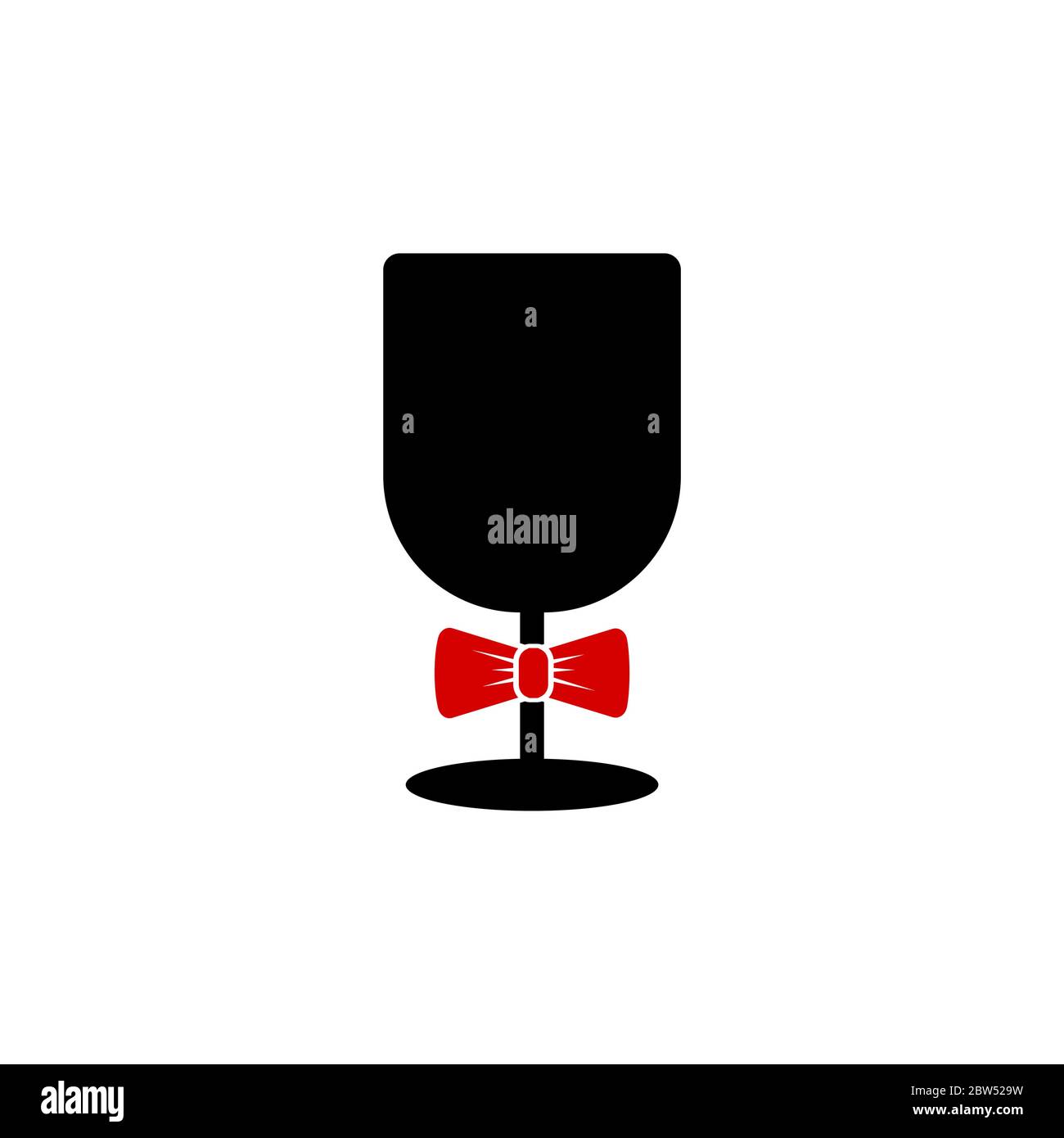 bowtie glass vector design template illustration Stock Vector Image ...