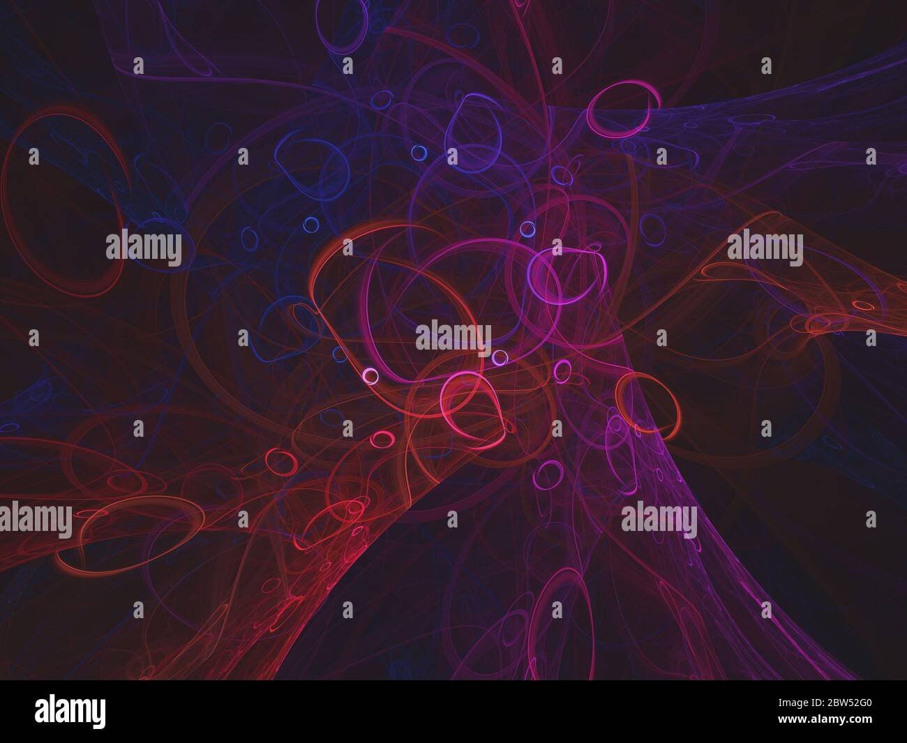 Abstract fractal art background in illustration space geometry ...