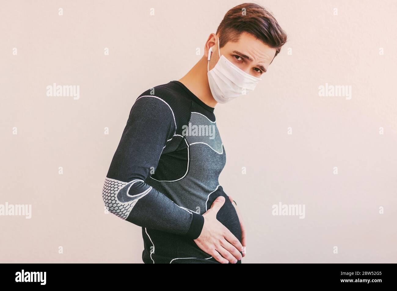 Fat man face mask hi-res stock photography and images - Alamy