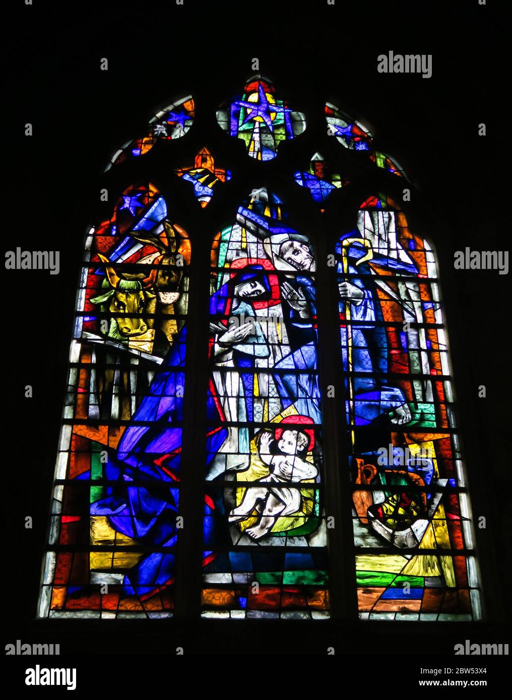 Stained glass windows holy trinity hi-res stock photography and images ...