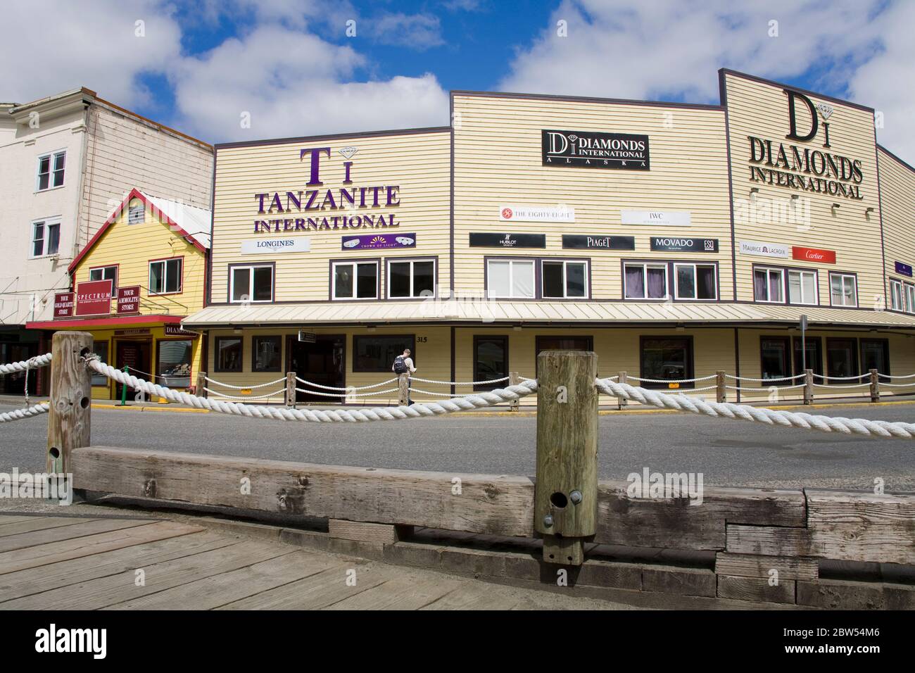 Front Street in Ketchikan, Southeast Alaska, USA Stock Photo - Alamy