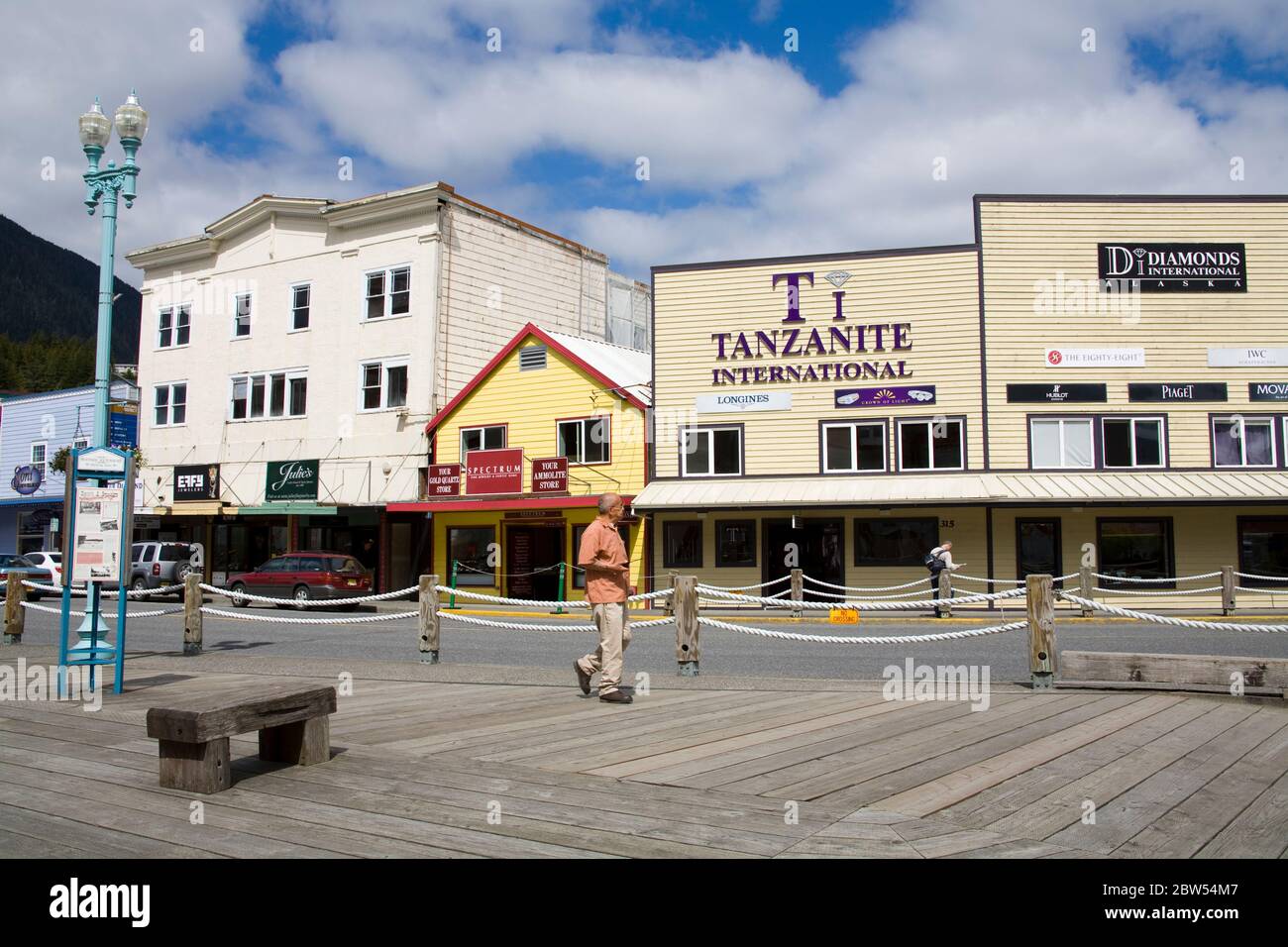 Front Street in Ketchikan, Southeast Alaska, USA Stock Photo - Alamy