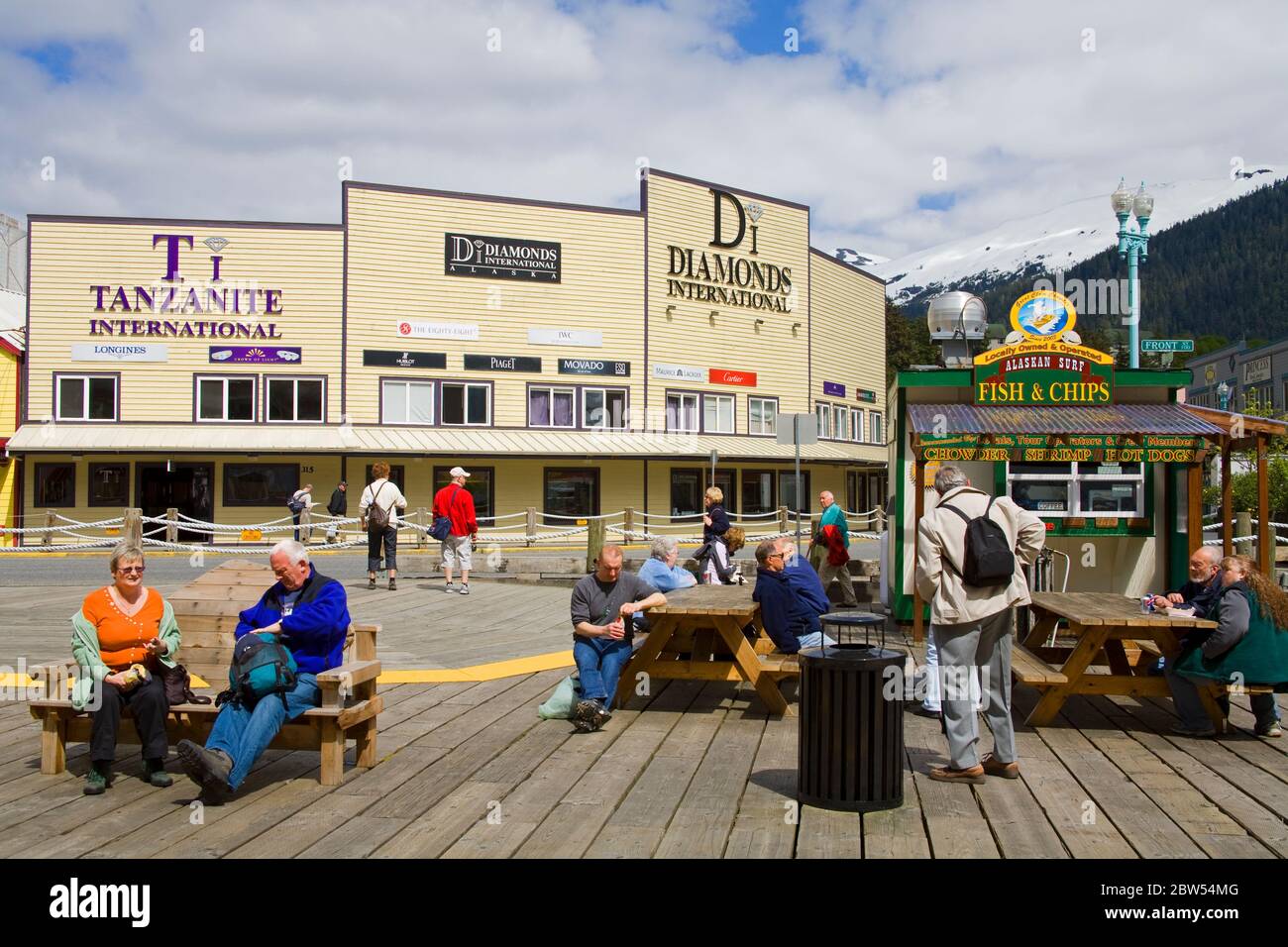 Front Street in Ketchikan, Southeast Alaska, USA Stock Photo - Alamy