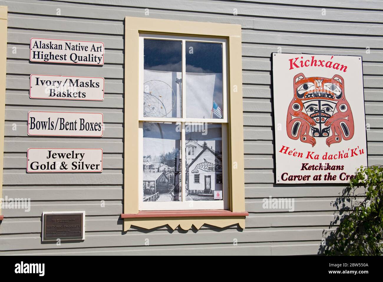 Historic Creek Street House (circa 1899), Ketchikan, Southeast Alaska ...