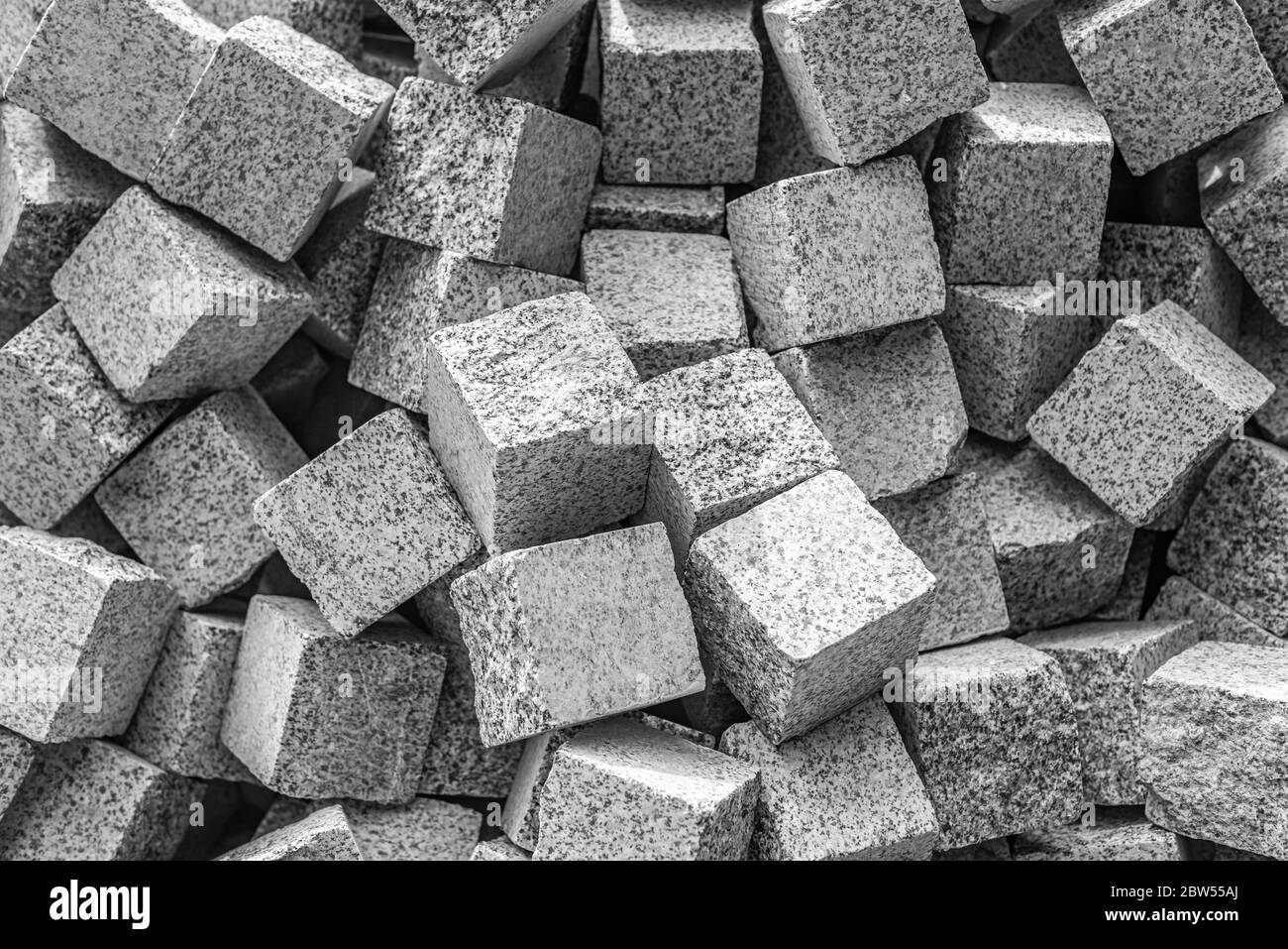 Gray stone paving stones as background Stock Photo - Alamy