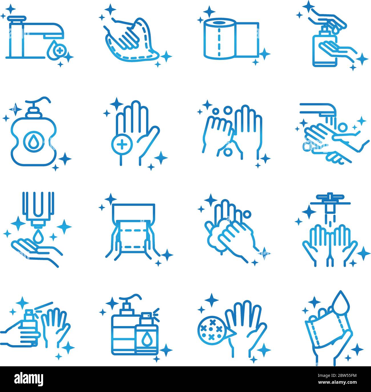 personal hand hygiene, disease prevention and health care gradient ...