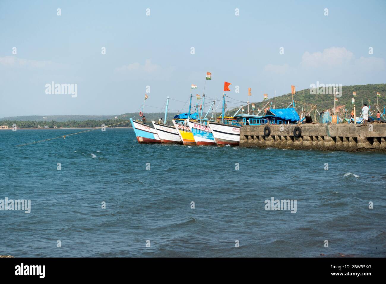 Chapora fishing jetty hi-res stock photography and images - Alamy