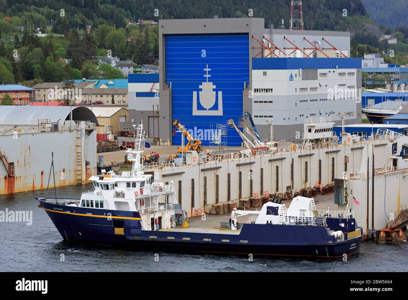 Shipyard, Ketchikan, Alaska, USA Stock Photo - Alamy