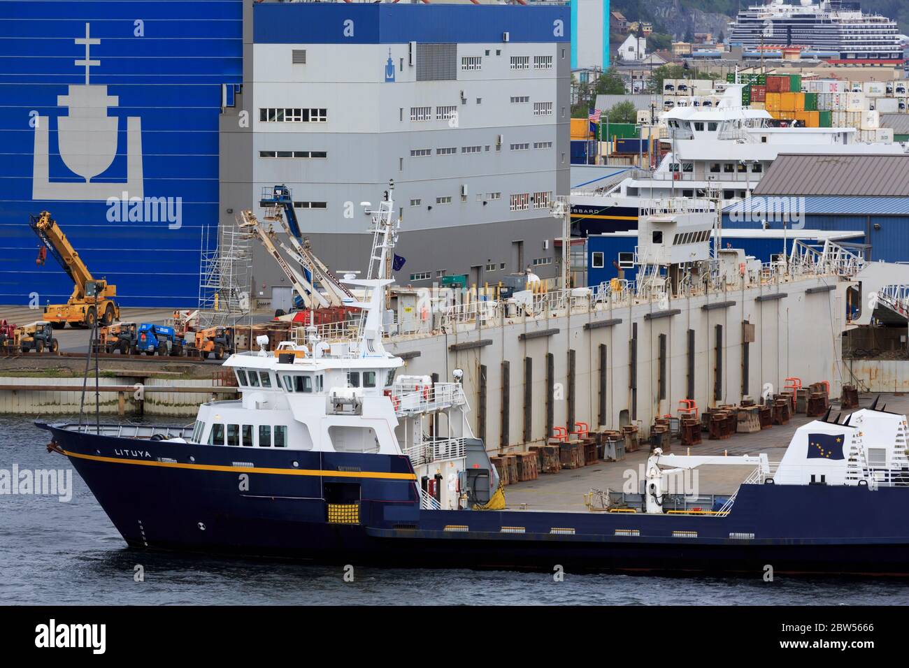 Shipyard, Ketchikan, Alaska, USA Stock Photo - Alamy