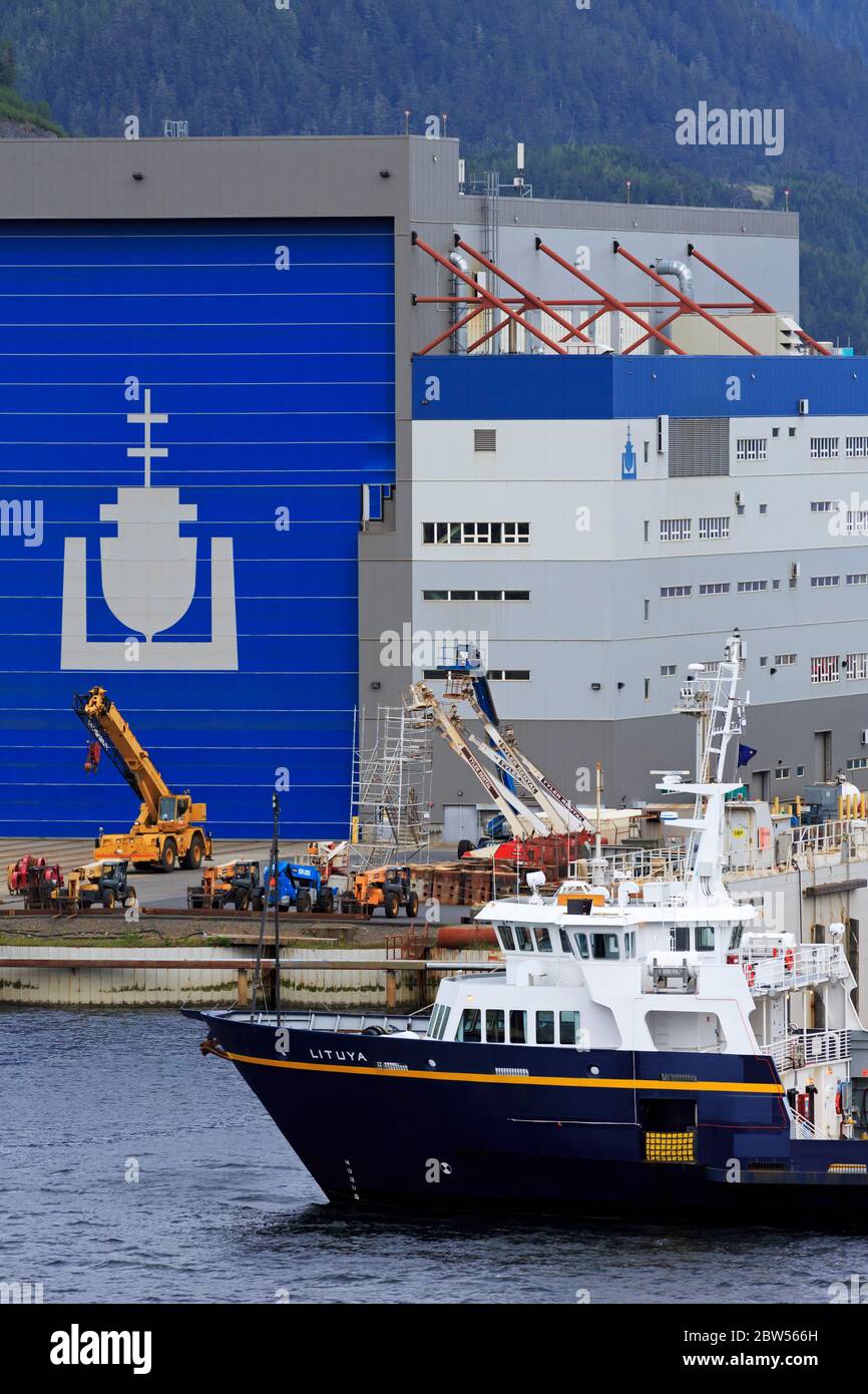 Shipyard, Ketchikan, Alaska, USA Stock Photo - Alamy