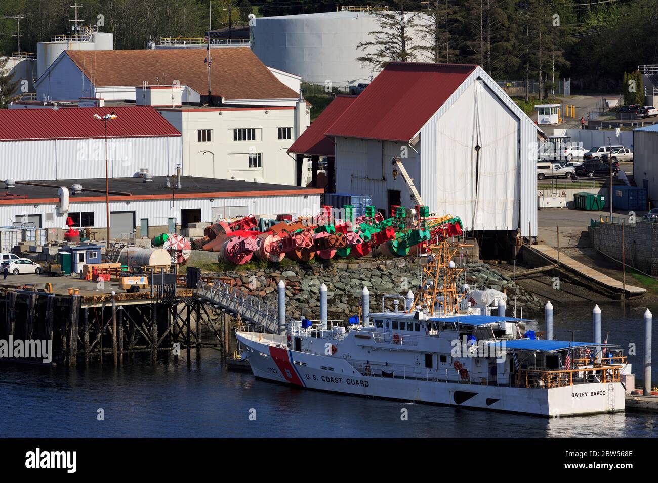 Coast Guard Station, Ketchikan, Alaska, USA Stock Photo - Alamy