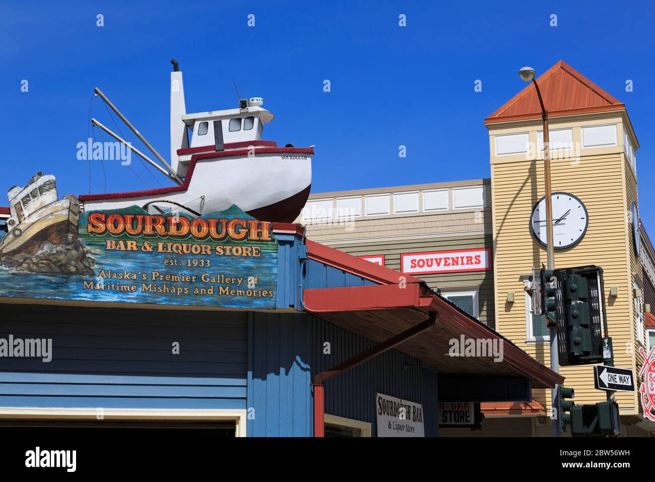 Front Street, Ketchikan, Alaska, USA Stock Photo - Alamy