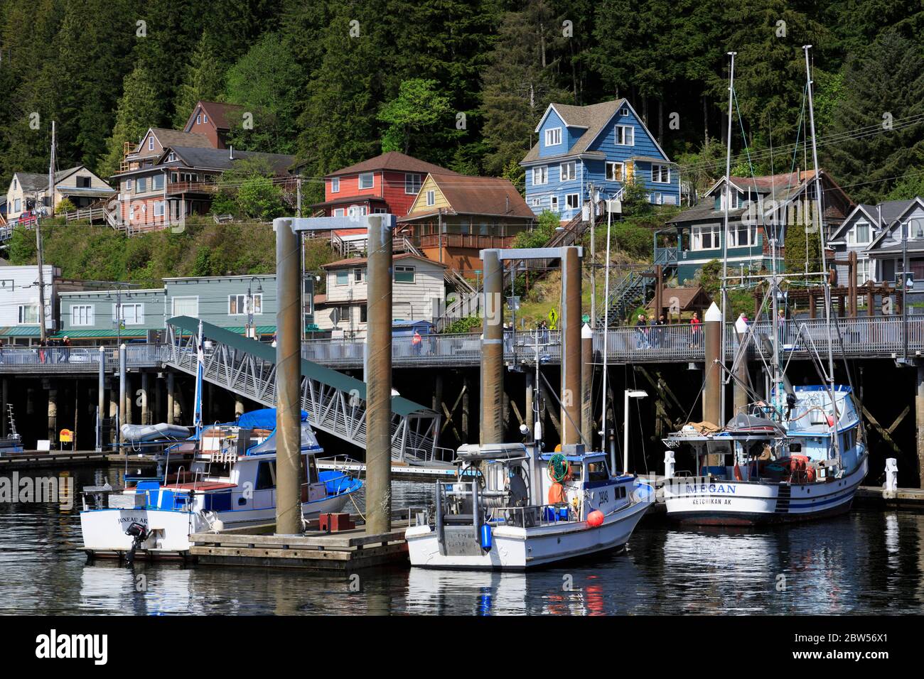 Ketchikan city harbor hi-res stock photography and images - Alamy