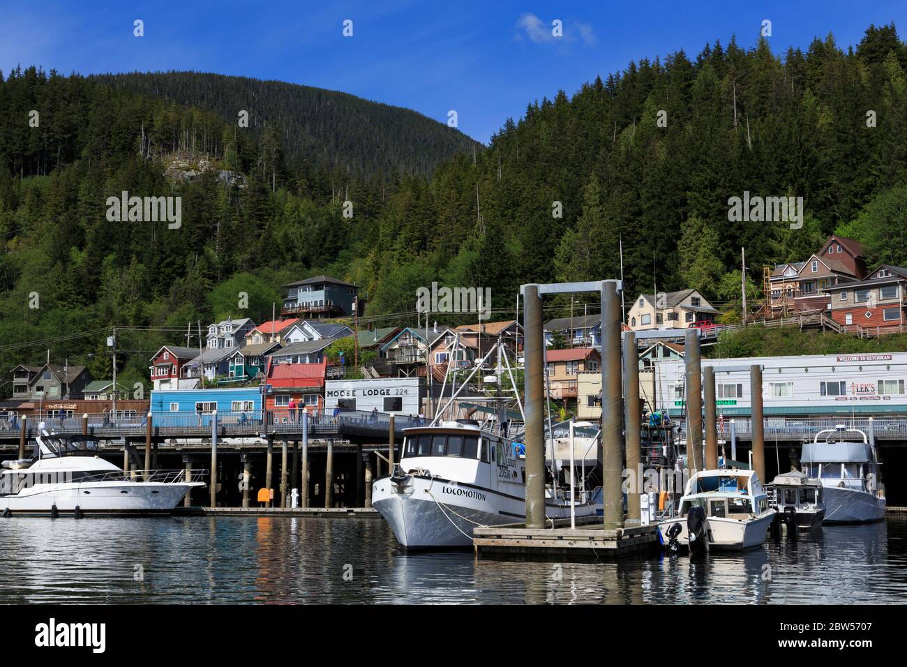 Ketchikan city harbor hi-res stock photography and images - Alamy