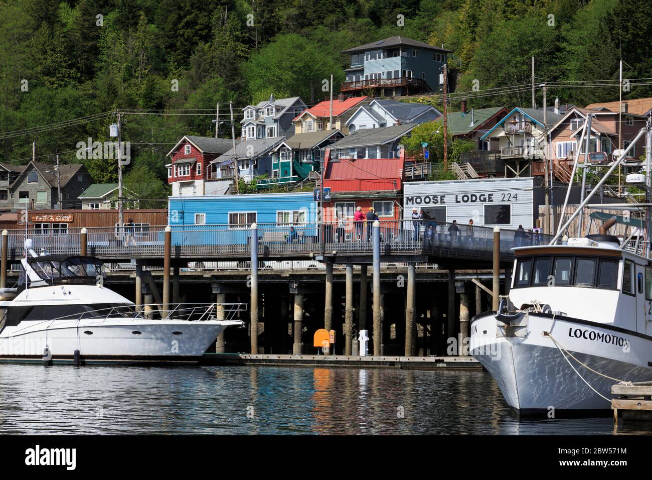 Ketchikan city harbor hi-res stock photography and images - Alamy